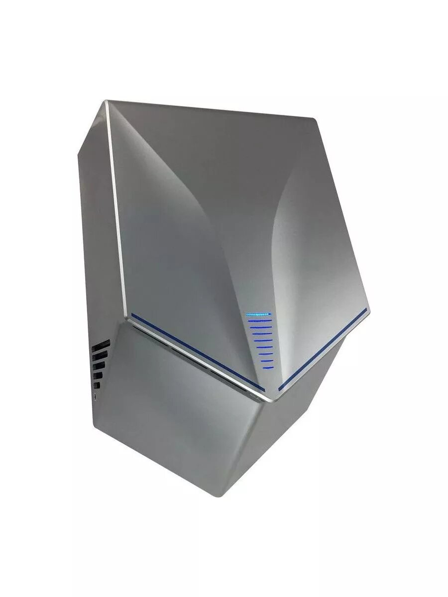 Сушилка для рук GFmark V-windblade - NEW 6855-S серый, 1,3 кВт, антивандальная защита