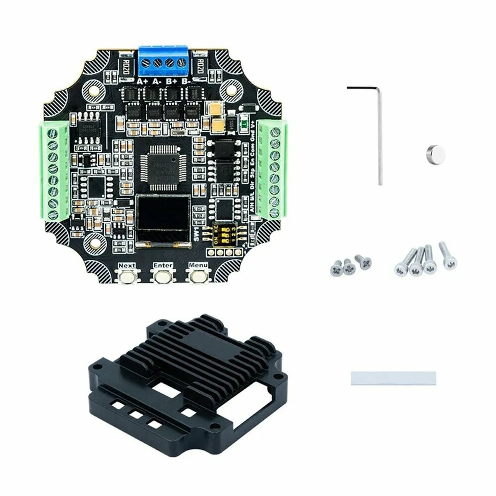 Драйвер шагового двигателя MKS SERVO57D CAN MB PCBA NEMA23 с замкнутым контуром