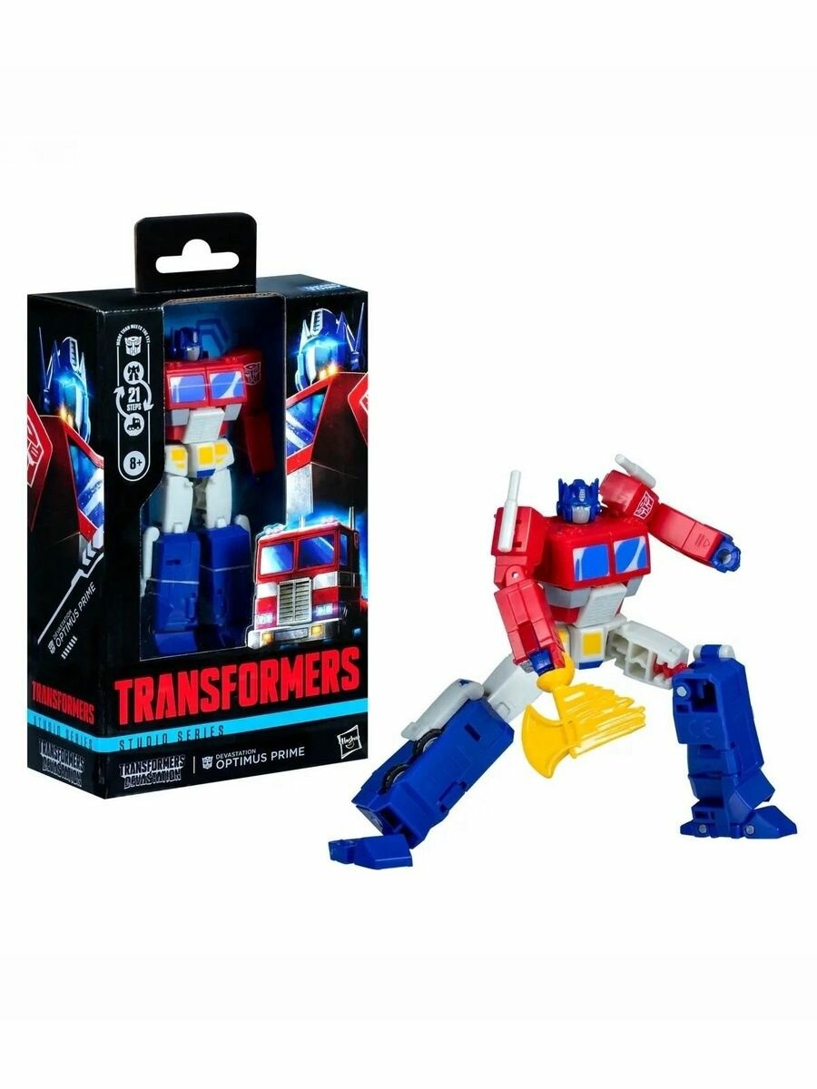 Игрушка Трансформеры Studio Series Deluxe Transformers: War for Cybertron Gamer Edition Optimus Prime 11.5cm