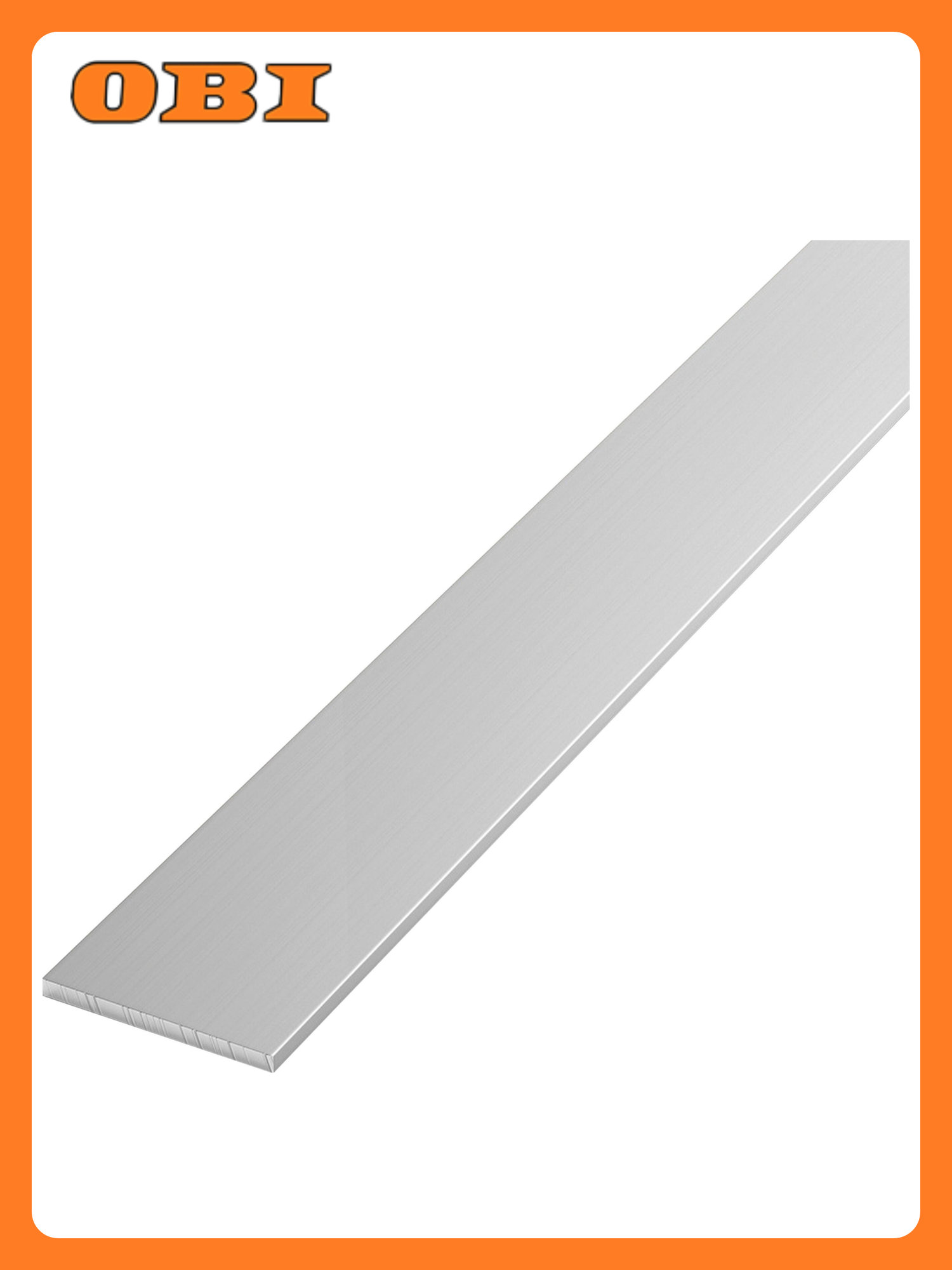 Полоса опорная лука алюминиевая 2000х25х2 мм