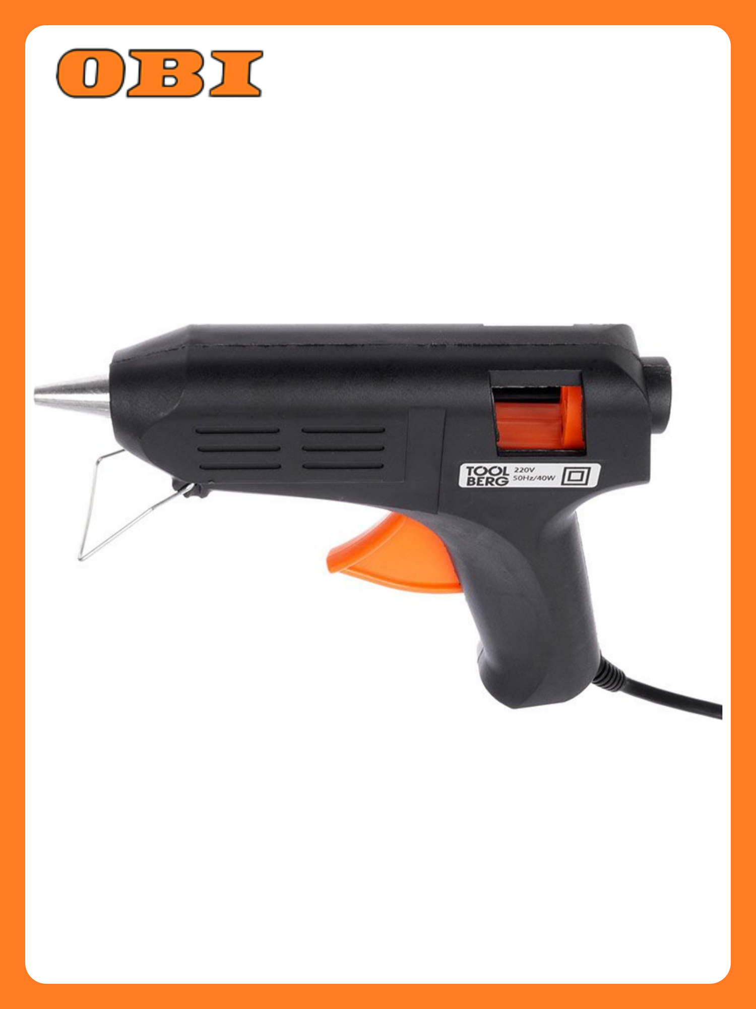 Пистолет клеевой T4P, для разных материалов, с подставкой, 40Вт