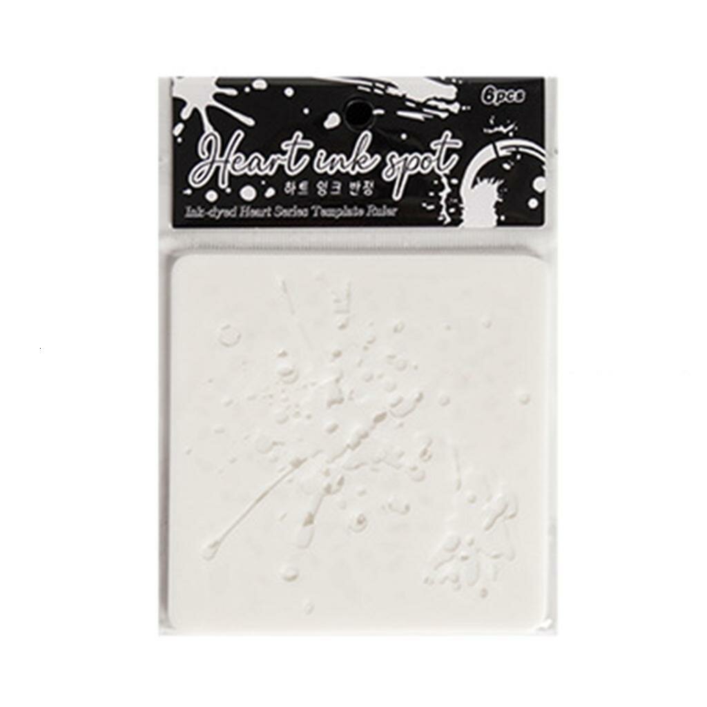 6 Шт. трафаретов с чернильными точками Трафареты для рисования и поделок для детей и взрослых, развивающие занятия и украшение дома