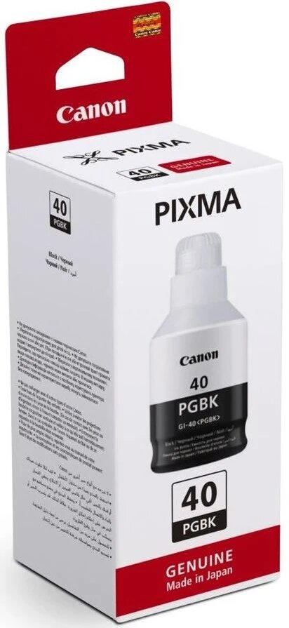 Контейнер с чернилами Canon GI-40BK (3385C001) чер. для Pixma G5040/G6040