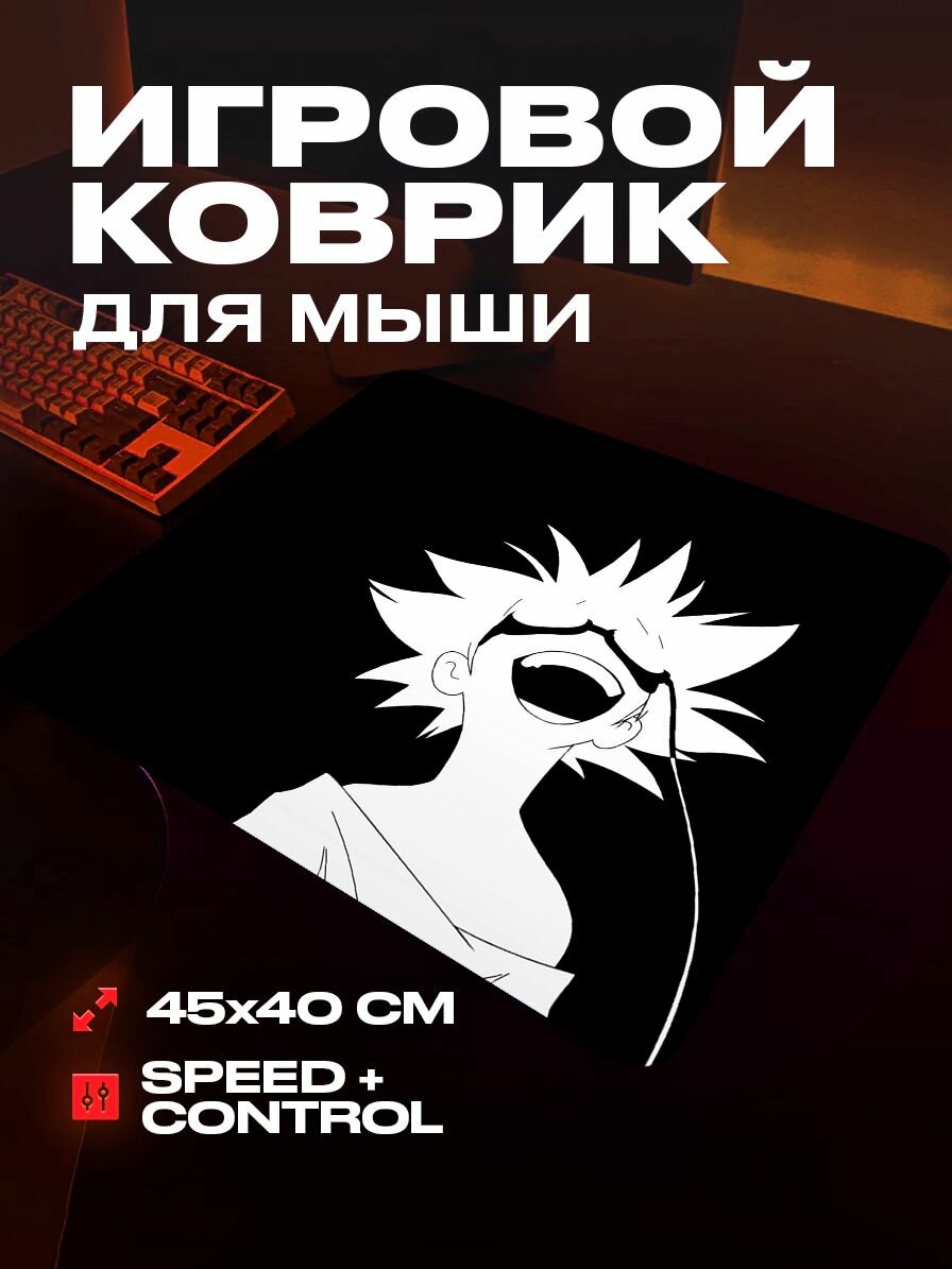 Коврик для мыши игровой Ковбой Бибоп 45 на 40 аниме