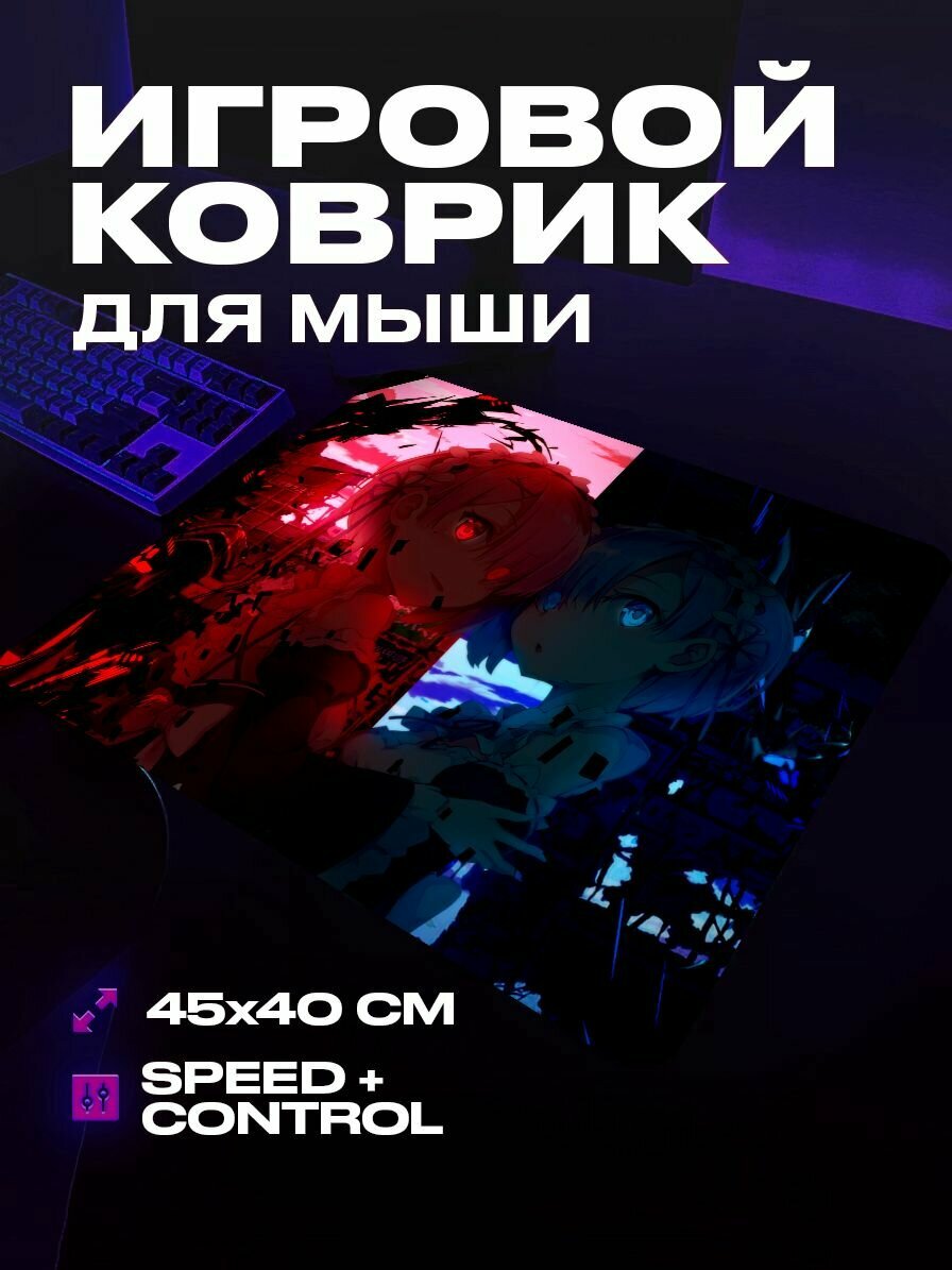 Коврик для мыши игровой Rezero 45x40 см ProSleeves