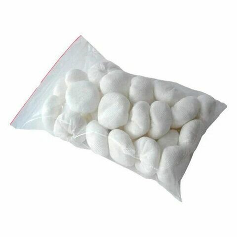 Тампоны марлевые треугольные 3 см, нестерильные комплект 100 шт, однослойные, плотность 32 г/м2, NF