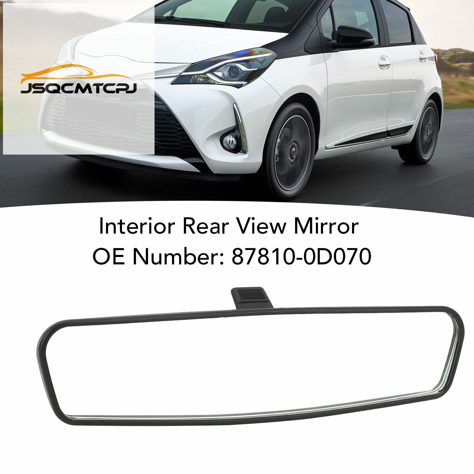 87810-0D070 Внутреннее зеркало заднего вида для Toyota Yaris Verso Levin Camry RAV4 Corolla 2006-2019