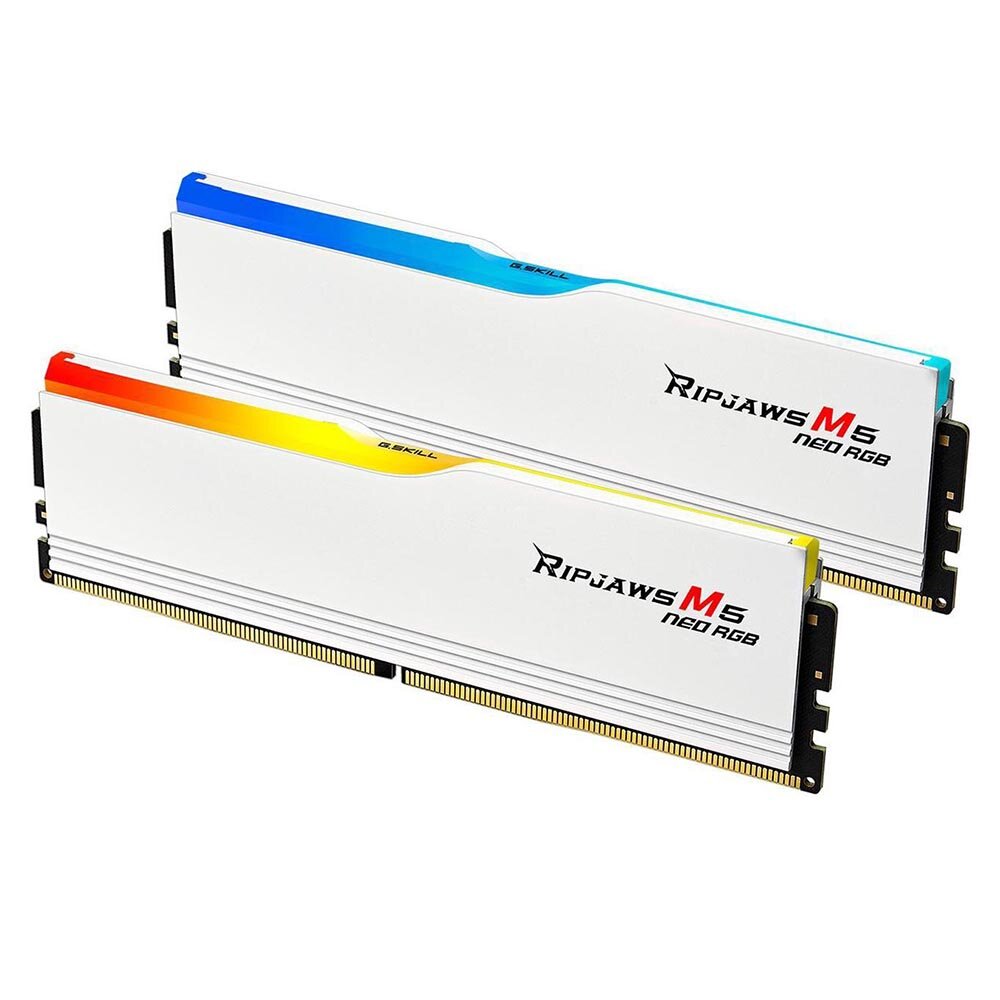Оперативная память G.Skill Ripjaws M5 Neo RGB (F5-6000J3636F32GX2-RM5NRW) белый, 64 ГБ (2 по 32 ГБ), DDR5