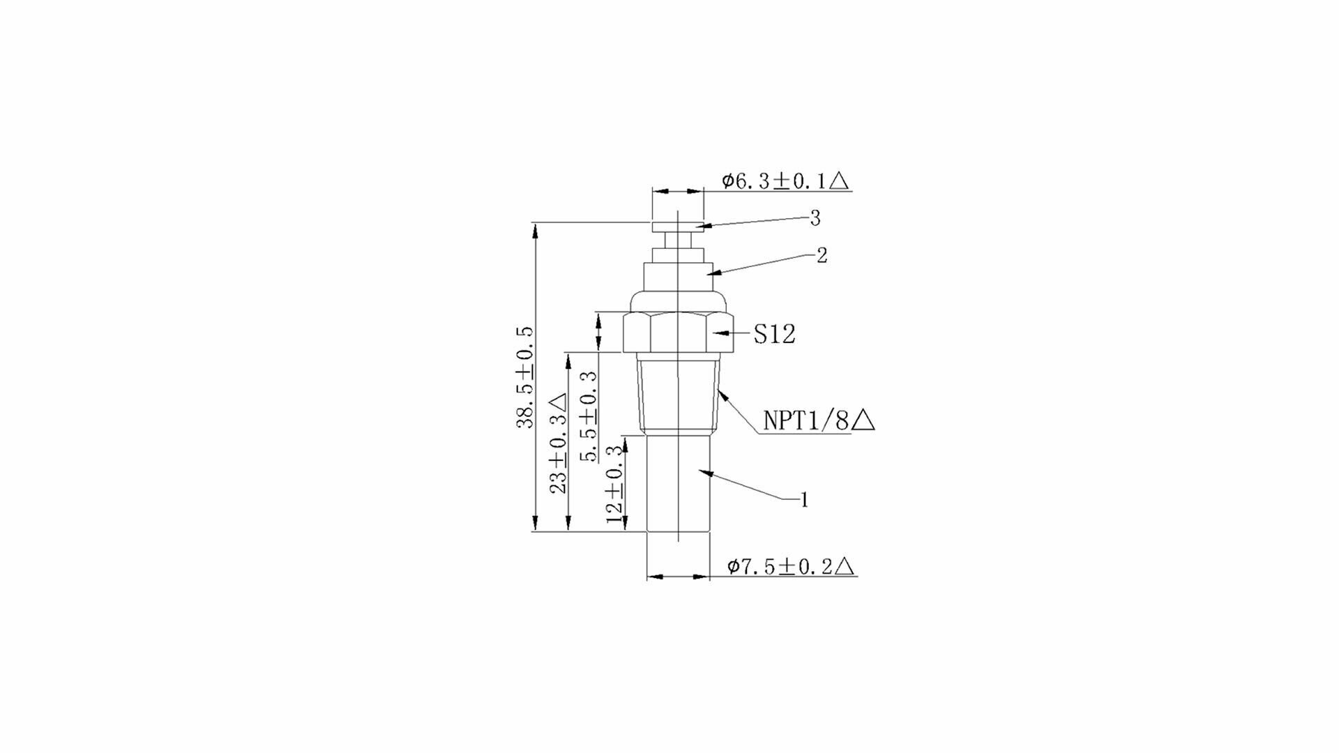 Датчик температуры ОЖ Opel Astra F, G 98-, Corsa A, B 86-, Zafira B 99-, Vectra A, B 88-