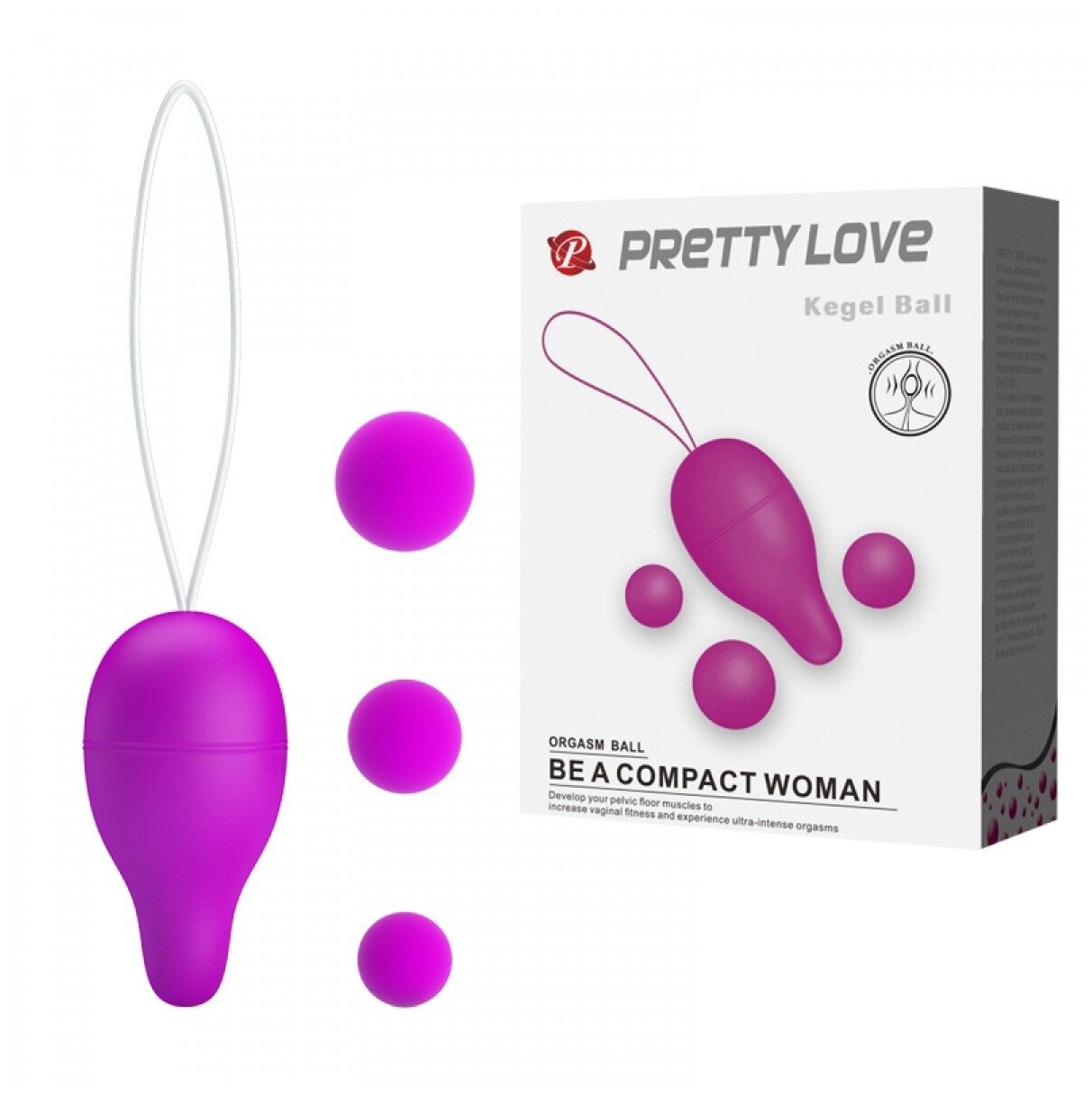 Набор для тренировки вагинальных мышц Be a Compact Woman
