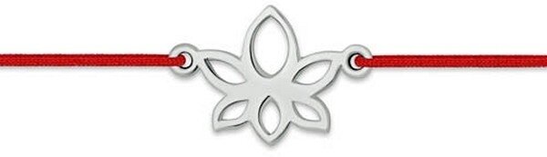 Браслет-нить, серебро, 925 проба, родирование, фианит