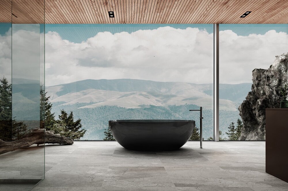 Ванна из полиэфирной смолы Abber Kristall AT9701Onyx 165x78