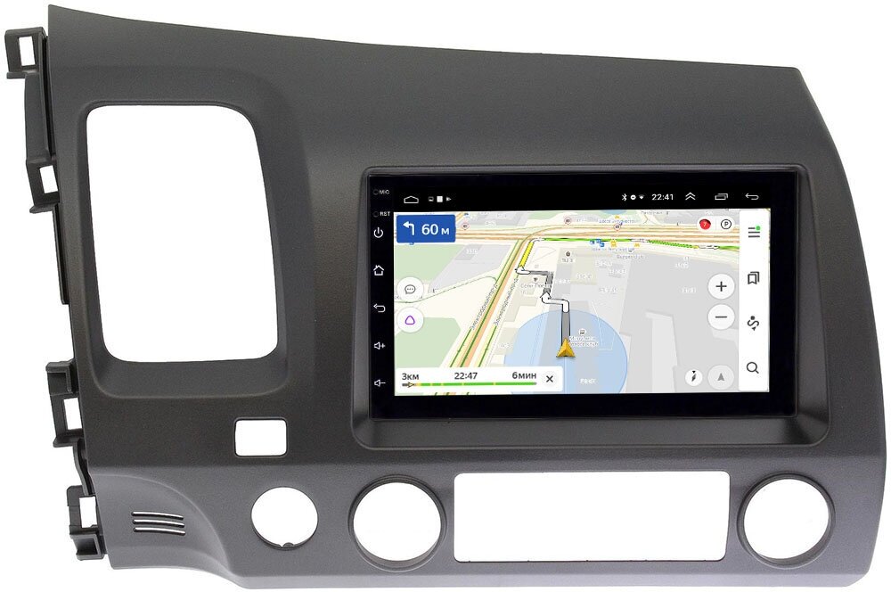 Штатная магнитола Honda Civic 8 4D 2005-2012 (левый руль, седан) Canbox 2/32 Android 10 (GT7-RP-HNCV52-60) (IPS, DSP, CarPlay)