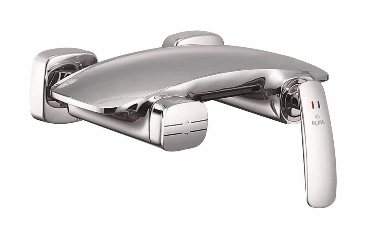 Смеситель для ванны с каскадным изливом Rose R1VO10TQ2, хром