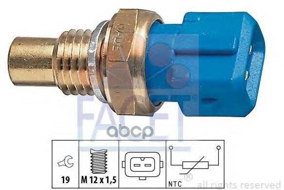 Датчик температуры Facet арт. 73194