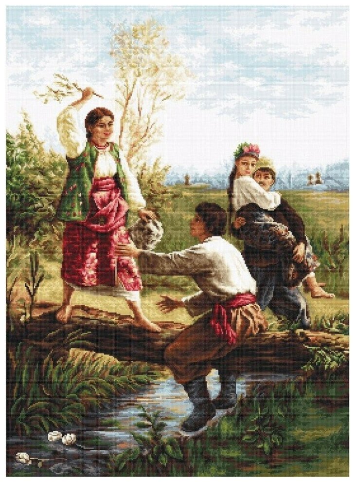 Набор для вышивания Luca-S #B559 Через кладку, Счетный крест, 38 x 52 см