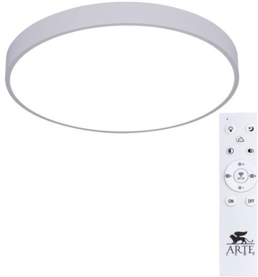 Накладной светильник Arte Lamp Потолочный светодиодный светильник Arena A2670PL-1WH
