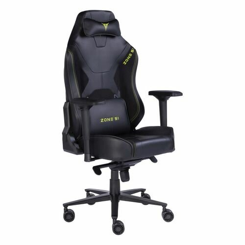 Кресло игровое ZONE 51 Armada, на колесиках, эко. кожа, черный [z51-ard-b]