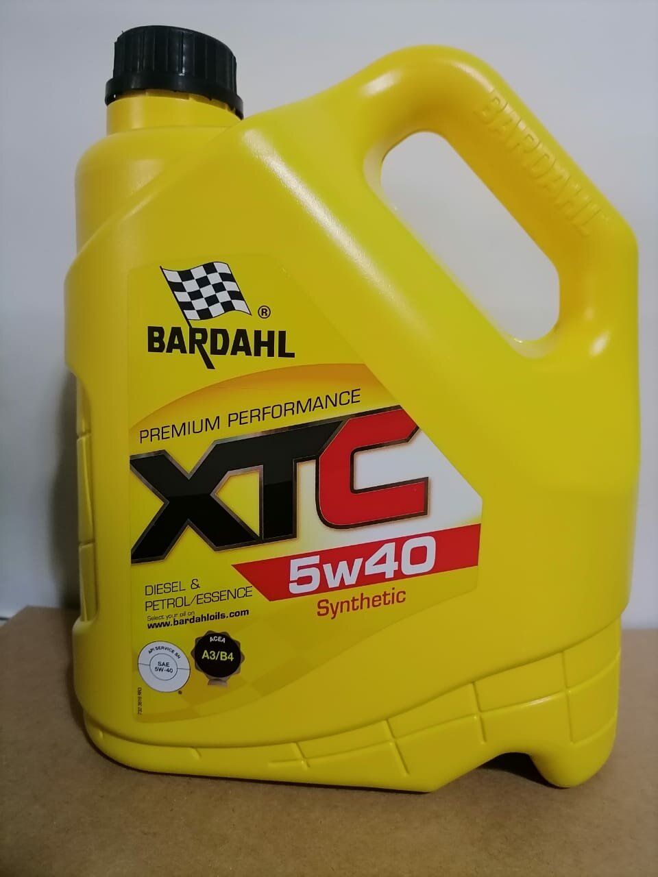 Моторное масло Bardahl XTC 5W-40 А3/В4 синтетическое, 4 л, арт. 36162