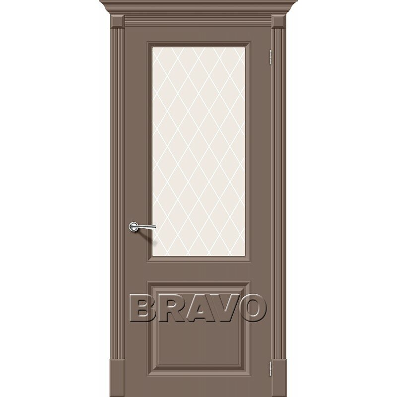 Скинни-13 Mocca, дверь межкомнатная эмаль