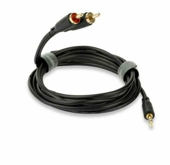 Межблочный кабель QED QE8111 Connect J2P Mini Jack - 2 RCA 0.75m