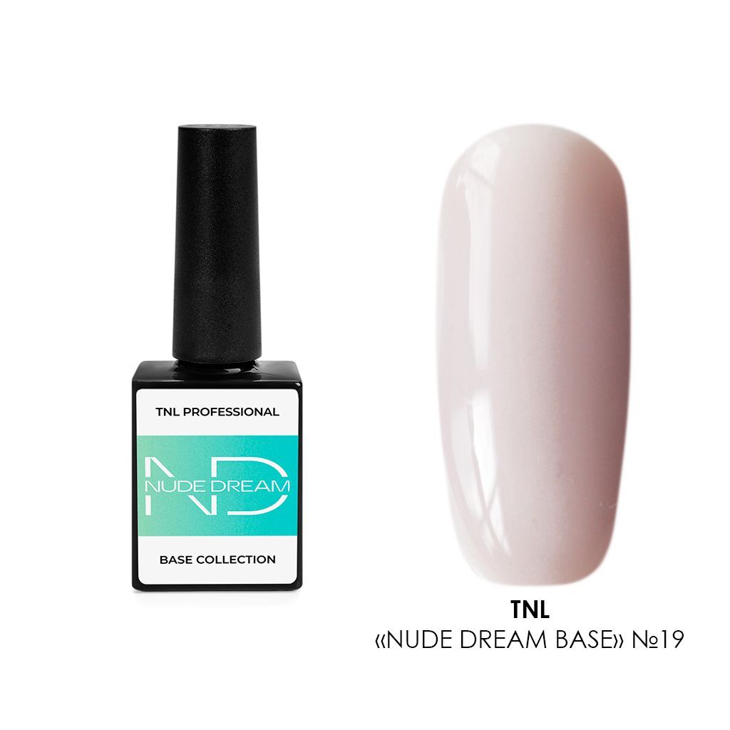 TNL, Nude dream base - База для ногтей, маникюра цветная №19, 10 мл