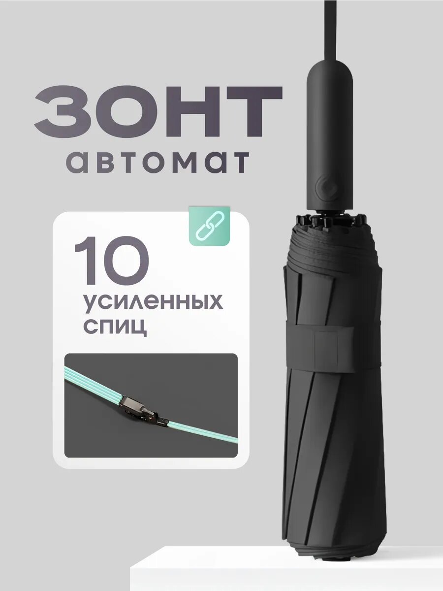 Зонт автомат антиветер складной