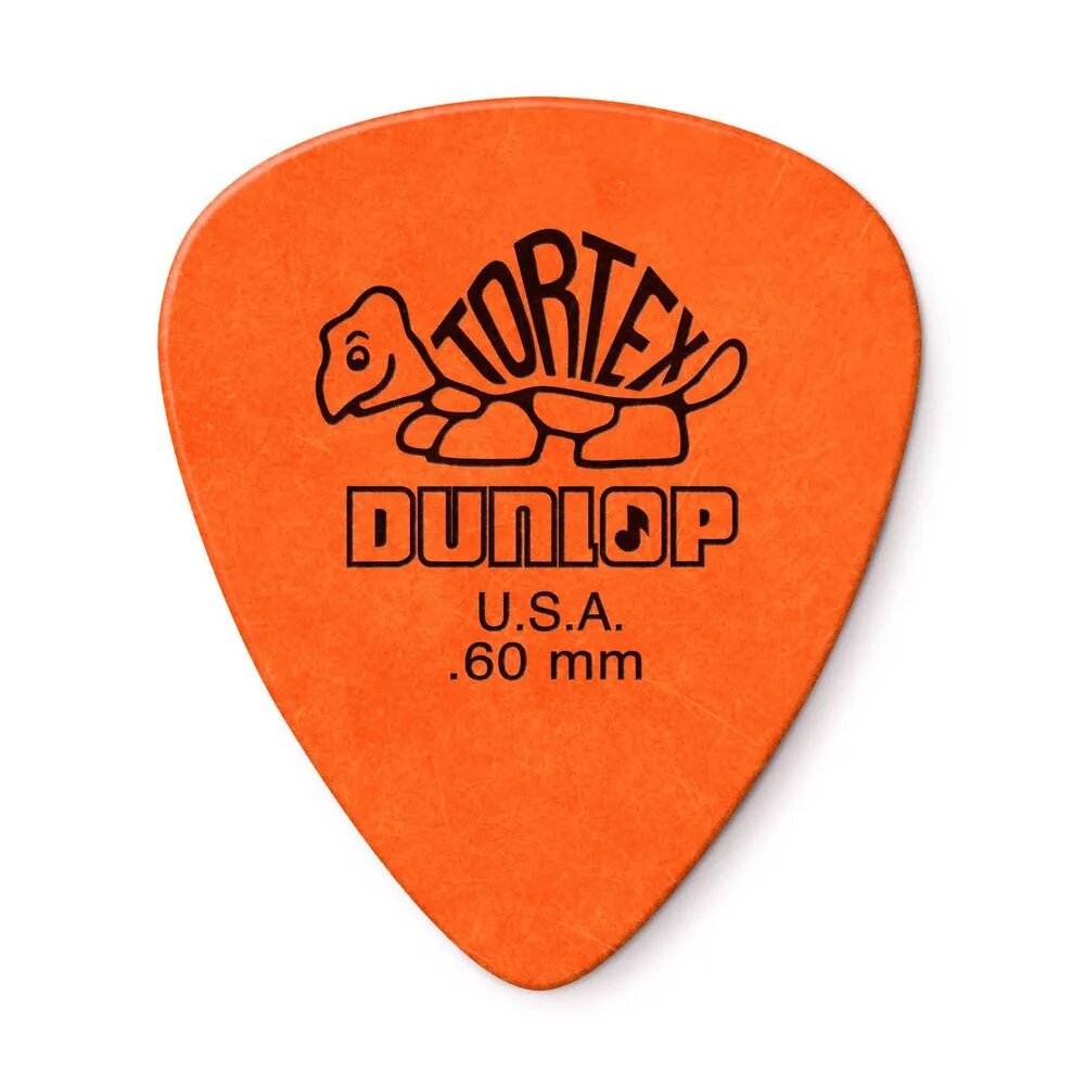 Медиаторы Dunlop Standard Tortex Guitar Picks 418P60, 0.60, 12 штук