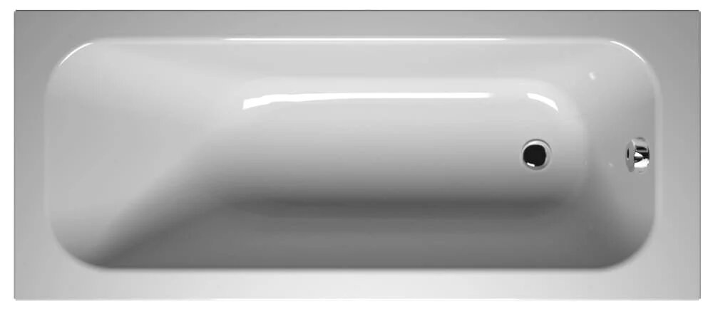 Акриловая ванна VitrA Optimum Neo Optimum Neo 150x70, на ножках, пристенная, белая, глянцевая, прямоугольная