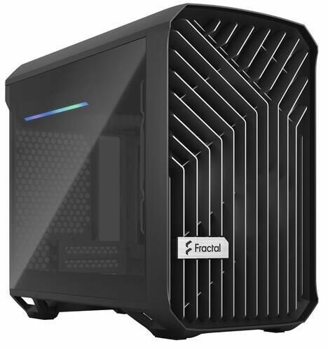 Компьютерный корпус Fractal_Design Torrent Nano Black TG Dark Tint (FD-C-TOR1N-01) черный - Mini Tower, Mini ITX, USB 3.2 Gen1 Type A