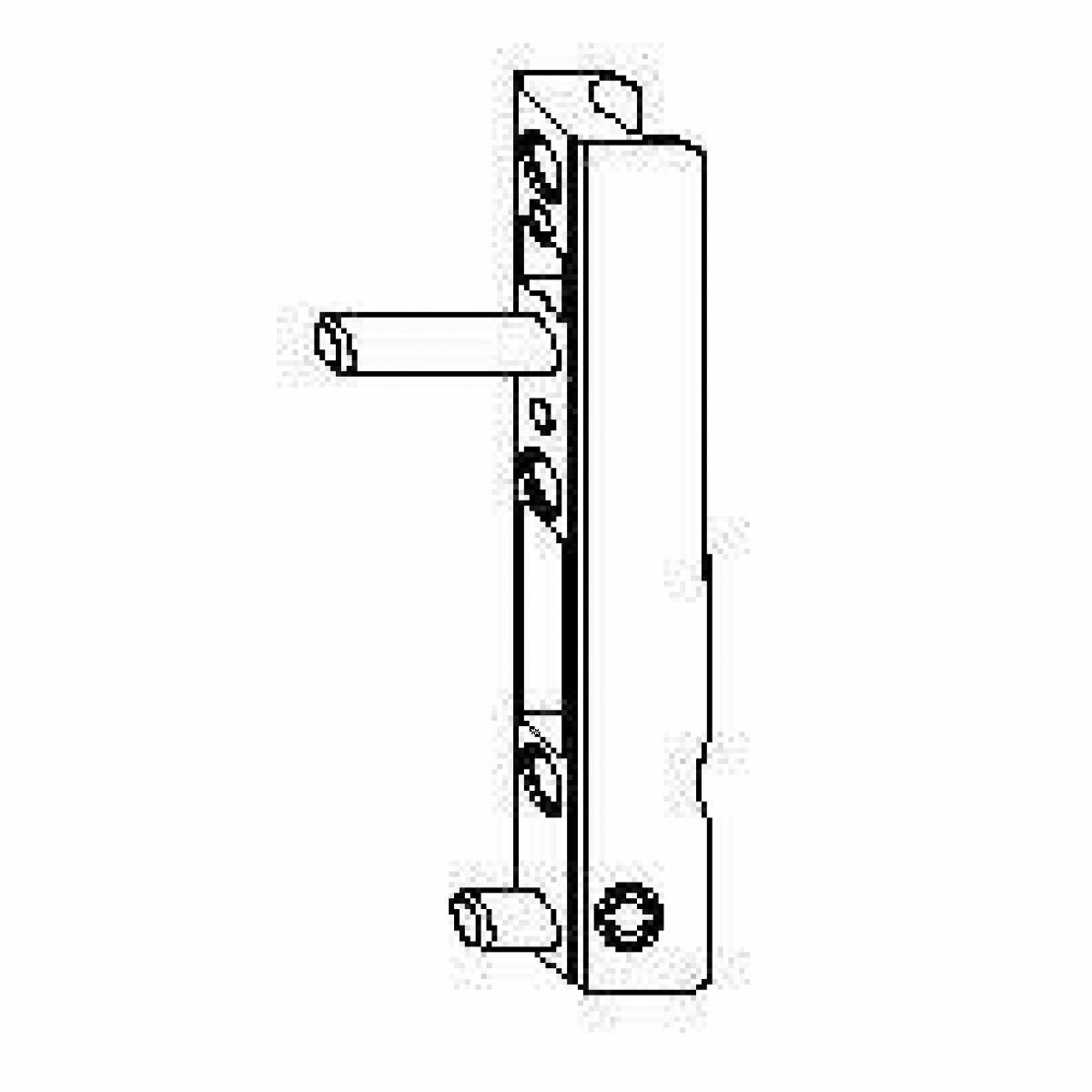 Петля на створке нижняя 5мм 120кг