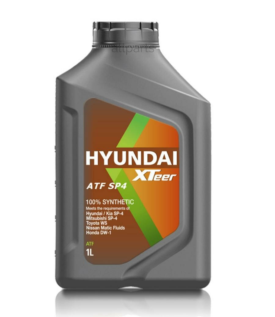 HYUNDAI-XTEER 1011006 Масло трансмиссионное для АКПП синтетическое ATF SP4 HP, 1л