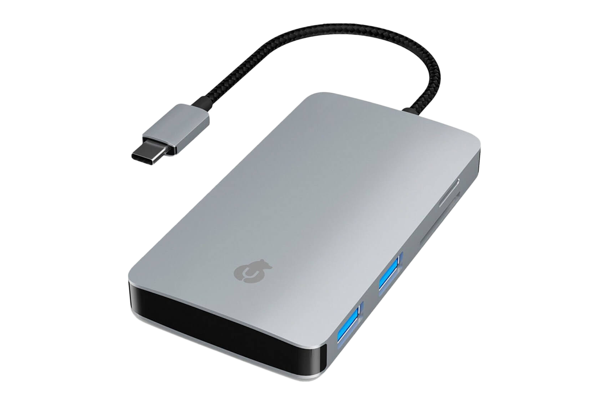 Многопортовый адаптер uBear Link HB01SG01-TC, серый