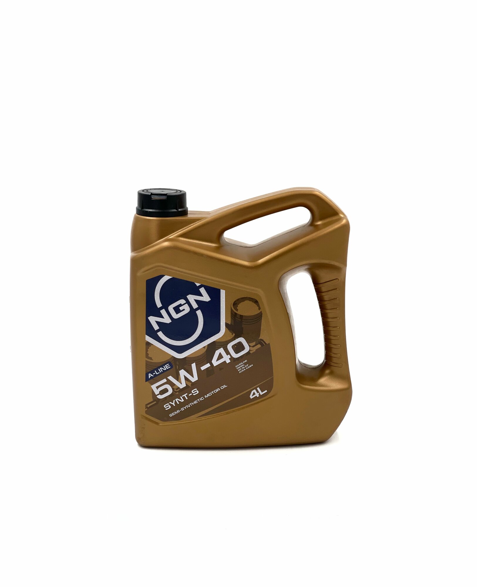 Масло моторное NGN Synt-S 5w-40, синтетическое, 4л, для авто