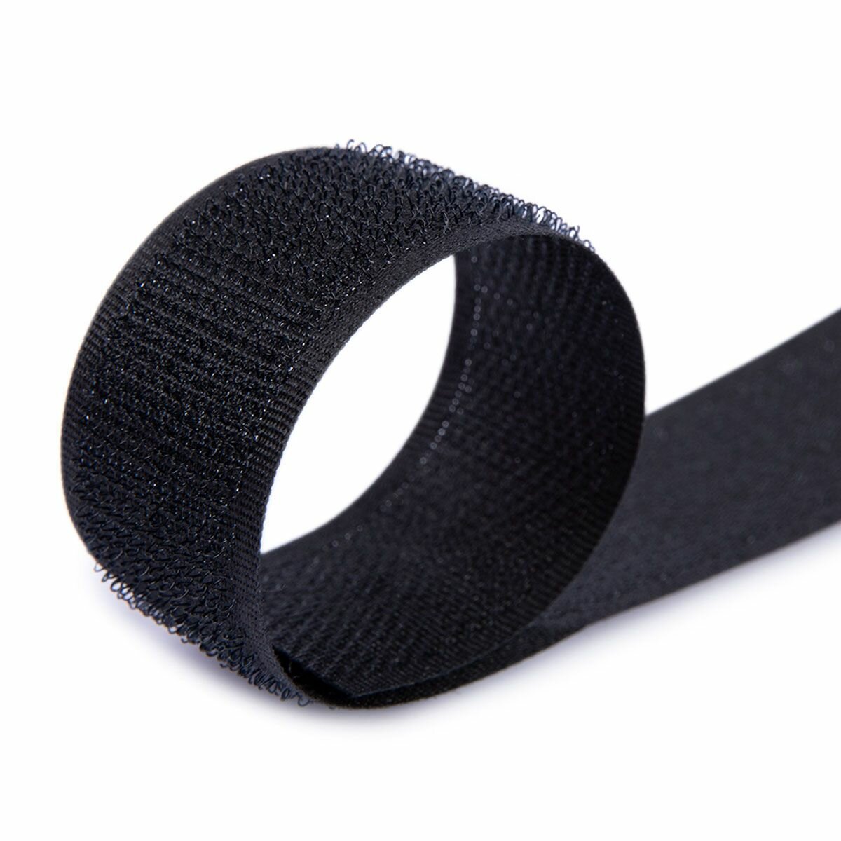 Липучка лента "Gamma" некомплект 25 мм LG-25NEK 25 м черный крюк