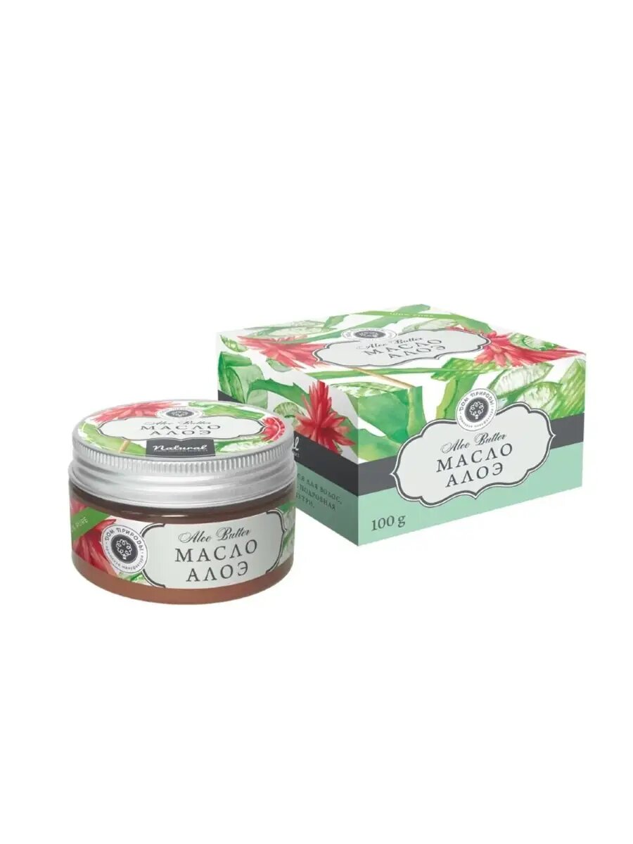 Натуральное масло Алоэ для волос, лица, тела, кожи век 100 г