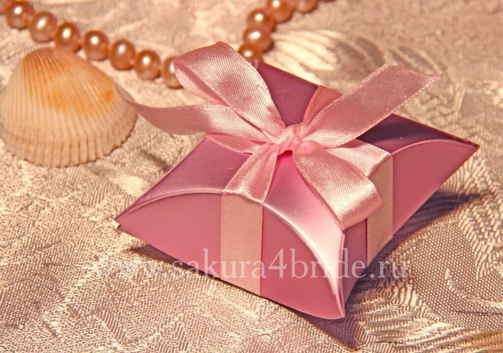 Бонбоньерки Sakura Розовая ракушка - Упаковка, 16 шт