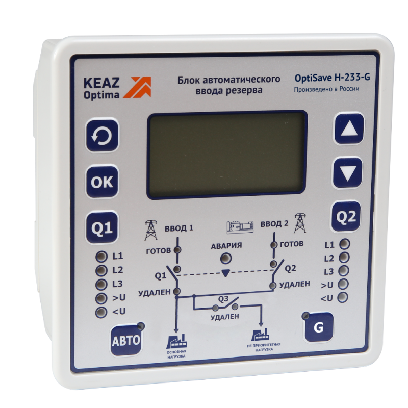 Блок автоматического ввода резерва OptiSave H-233-G-У3, КЭАЗ 285581 (1 шт.)