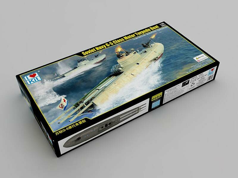 Склеиваемая пластиковая модель Торпедный катер Г-5. Масштаб 1:35