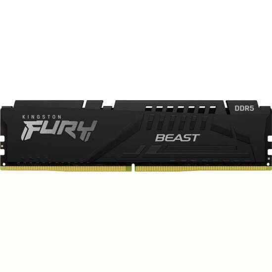 Оперативная память Kingston DDR5 16GB 6800MHz PC-54400 Fury Beast Black Expo CL34 1.4V (KF568C34BBE-16)