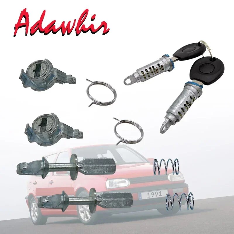 Ремкомплект дверного замка автомобиля для VW Golf III Golf III Variant VENTO 1991-1999 1H 0837207 C 1H6 827571 Комплект сердечника дверного замка