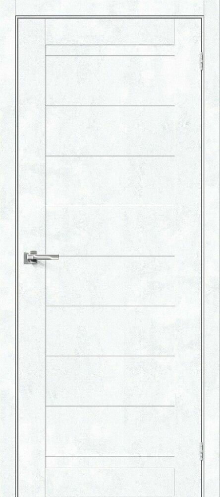 Межкомнатная Дверь с Экошпоном Bravo Браво-21 Snow Art 700x2000мм (Полотно 1шт) / Браво.