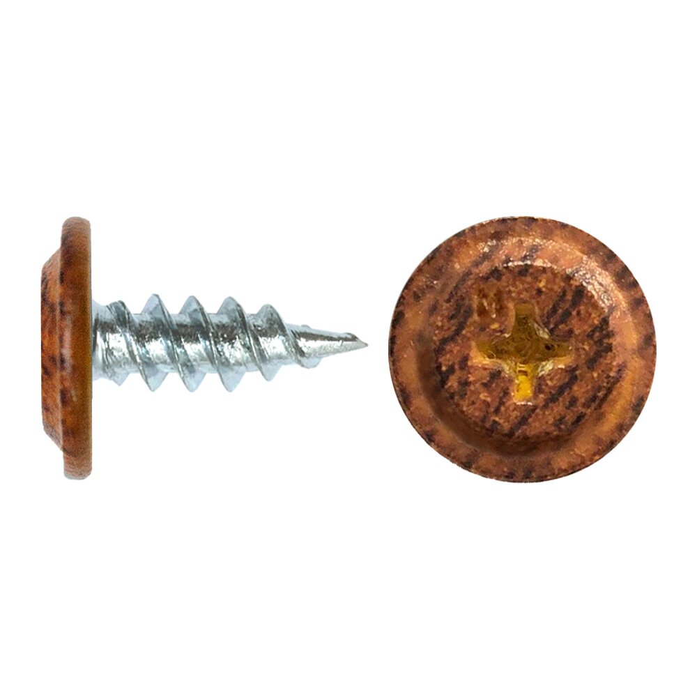 Саморезы с прессшайбой Daxmer 4,2х13 мм 50 шт темный дуб