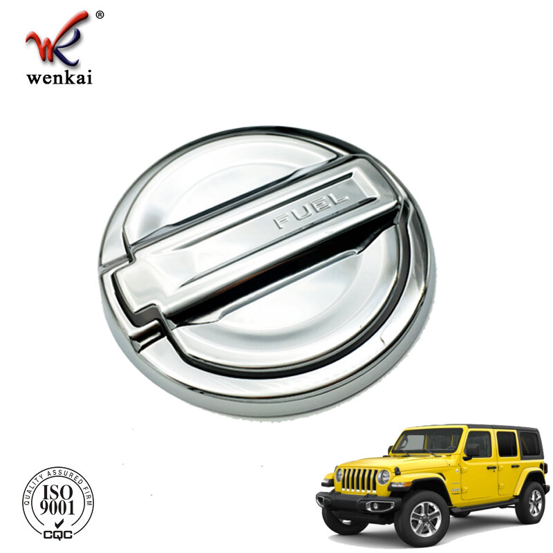 Крышка Топливного Бака для Jeep Wrangler Jl 2018-2019, Abs Chrom, Автомобильные Аксессуары арт. 34582