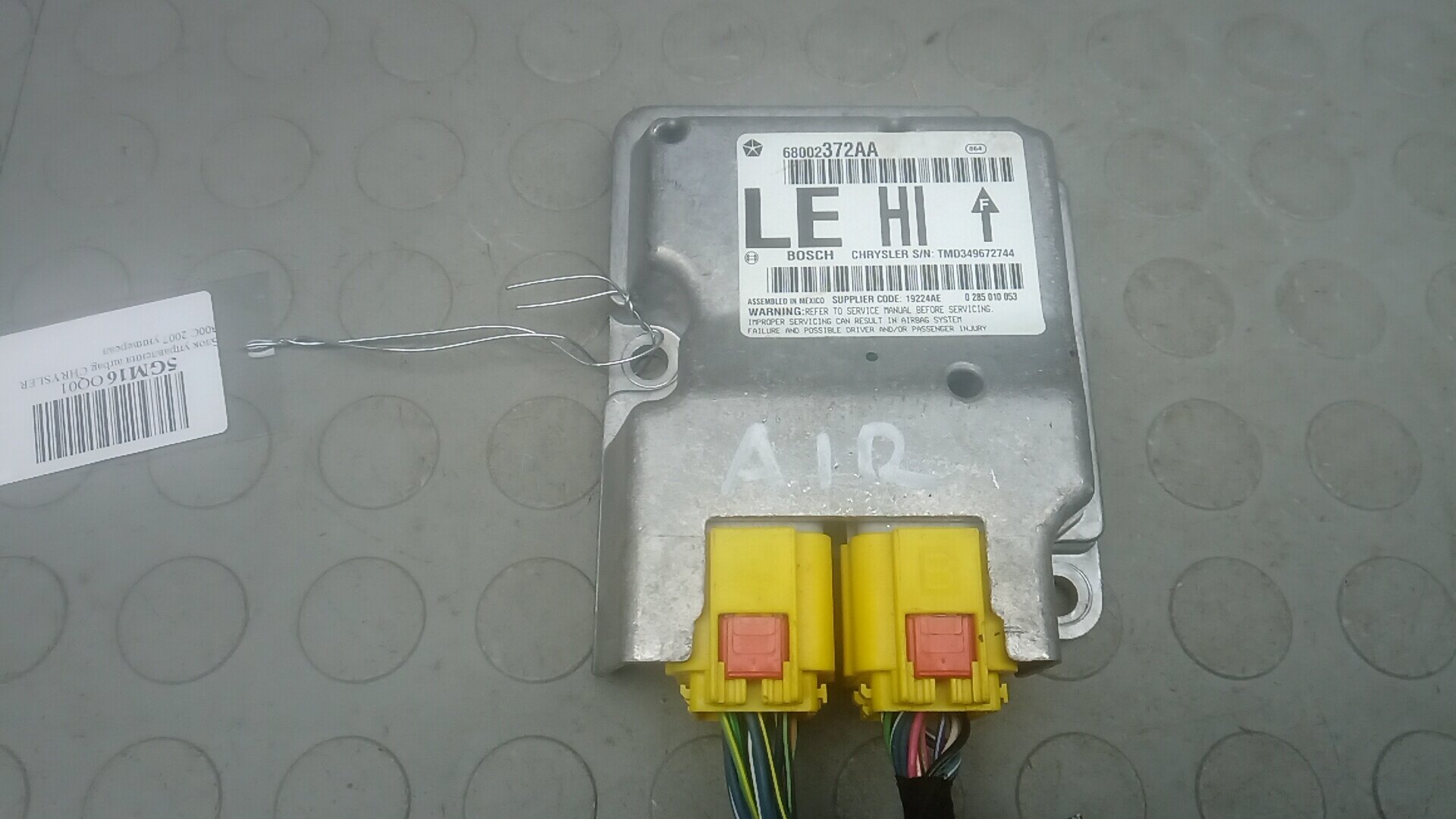 Блок управления airbag CHRYSLER 300C 1, Номер 68002372aa