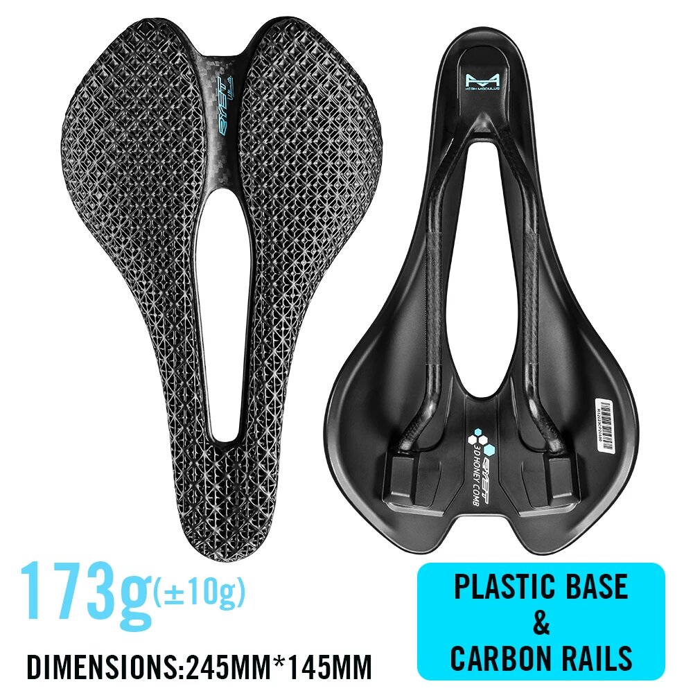 RYET 3D Печатное Седло из Карбона для MTB и Шоссейных Велосипедов 3D Finish Plastic