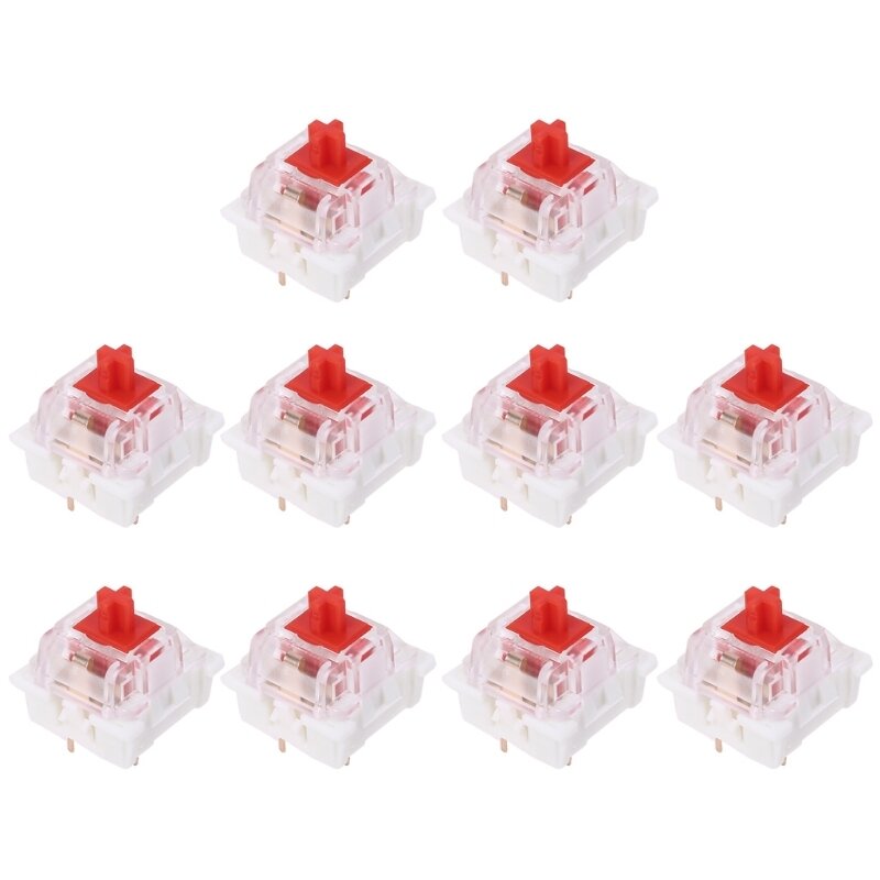 (10 шт) Механическая клавиатура Gaote axis-красная ось