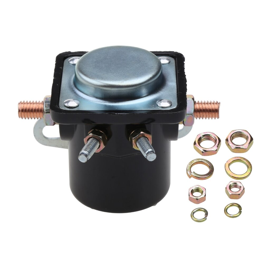 Электромагнитное реле стартера 12V D2AF11450AA Латунный провод Простая Установка Подходит для 1956-up и B-6A-11450A C6AF C7AF C3912