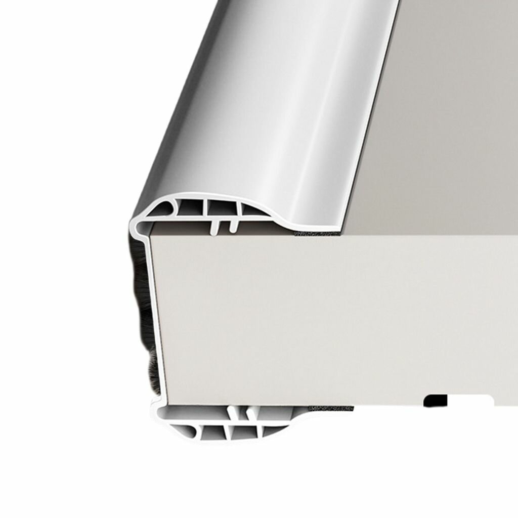 Шерстяная уплотнительная лента для дверных швов, белая