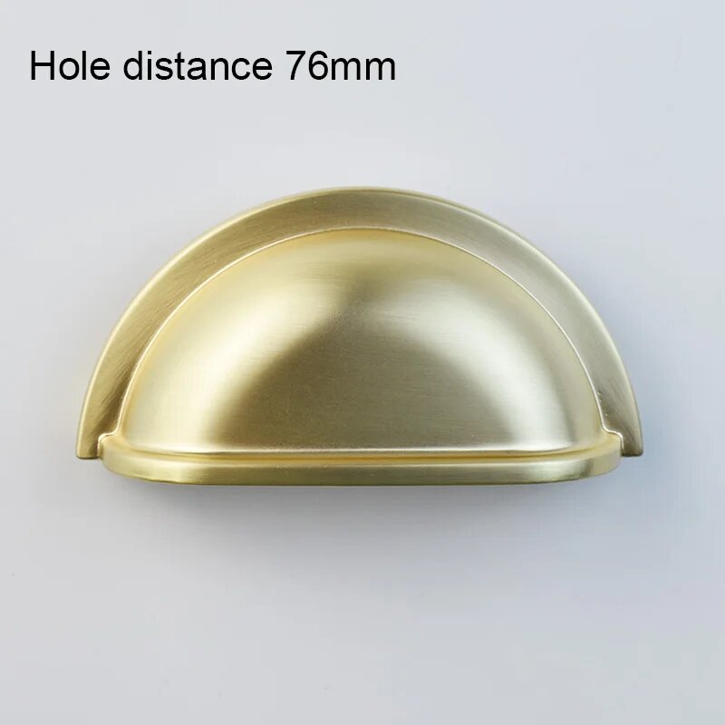 Ручки для шкафов IHOMCASA золотые цинковые 76 мм 76mm Gold